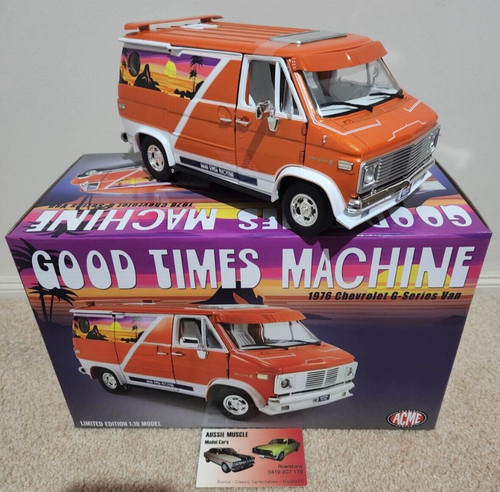 1:18 ACME 1976 Chevrolet G Series Custom Van " Good Times Machine " | eBay