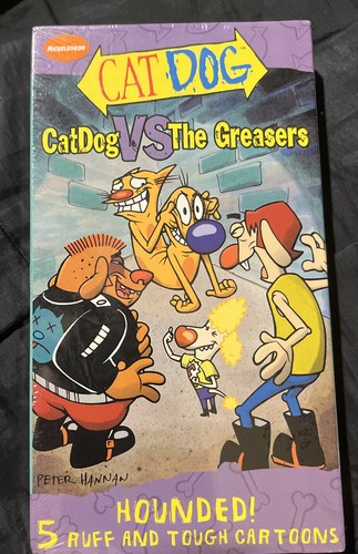 CatDog Vs. The Greasers (VHS 1999) Nickelodeon Orange Tape 5 Episodes ...