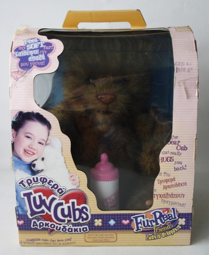Hasbro+FurReal+Friends+White+Polar+Bear+Luv+Cub+Tiger+Interactive+Toy+ ...
