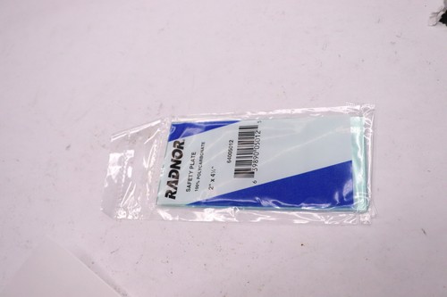 Radnor Safety Plate 100%Polycarbonate 2" x 4-1/4" 64005012 | eBay