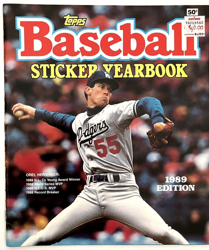 Topps MLB Baseball Sticker 1988 Yearbook Album 1989 Edition OREL ...