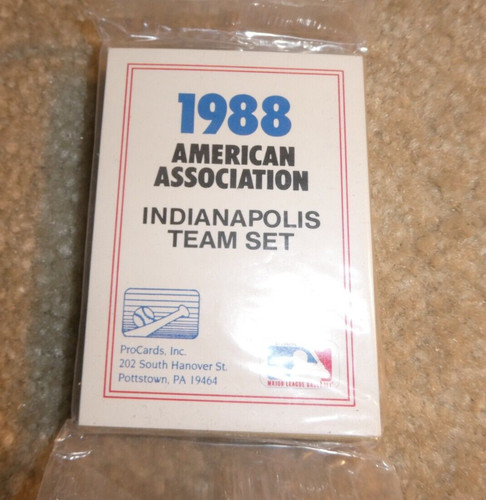 SEALED 1988 Procards Indianapolis Expos Minor League Team Set - Randy ...