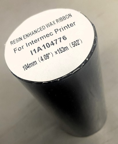 6PCS GENERAL PURPOSE WAX RIBBON INK FOR PRINTER 104MM 4.09" X 153M 502 ...