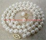 8-12MM White & Gray Akoya Shell Pearl Round Beads Necklace + Earrings ...