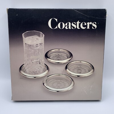 Silver Plated Coasters in Coasters for sale | eBay