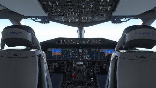Aircraft flight simulator cockpit vehicle Custom Gaming Mat Desk 4841 ...