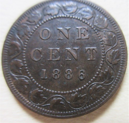 1886 Canada Large Cent One PENNY Coin. NICE GRADE. 1p 1c (C815) | eBay