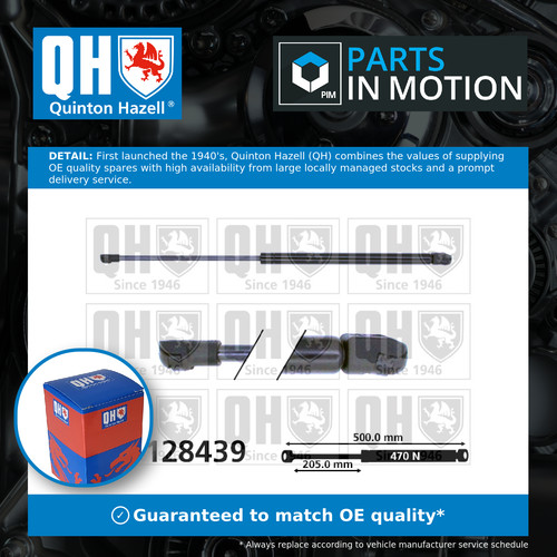 Boot Gas Strut fits VW PASSAT 3B5 1.9D 97 to 00 Spring Lift Tailgate ...