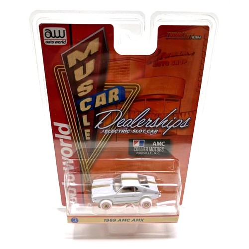 Auto World Thunderjet Collier Motors - 1969 AMC AMX iWheels HO Slot Car ...