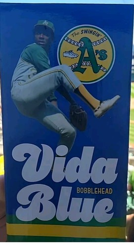 2024 Vida Blue Bobblehead Box Oakland A's Athletics 8/18/24 | eBay