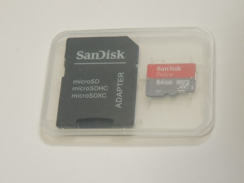 SanDisk 64GB Pixtor MicroSDHC I 1 Micro SD Memory Card - SD Adapter ...