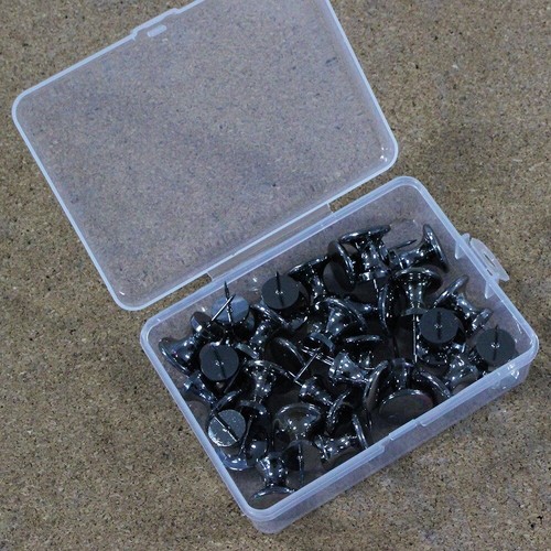 30PCS Large Big Thumb Tacks Black Giant Push Pins Bulletin Boards | eBay