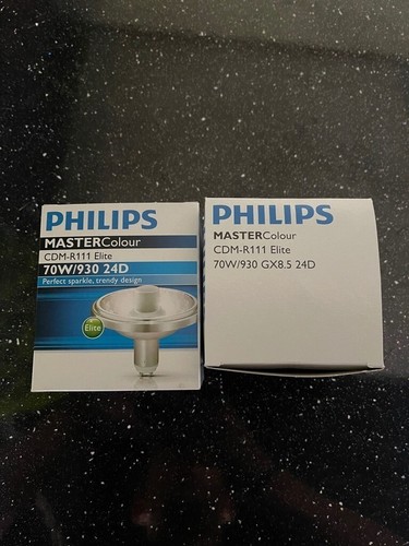Philips Master Colour GX8.5 3000K CDM-R111 70W/930 24D HID Light Bulb | eBay