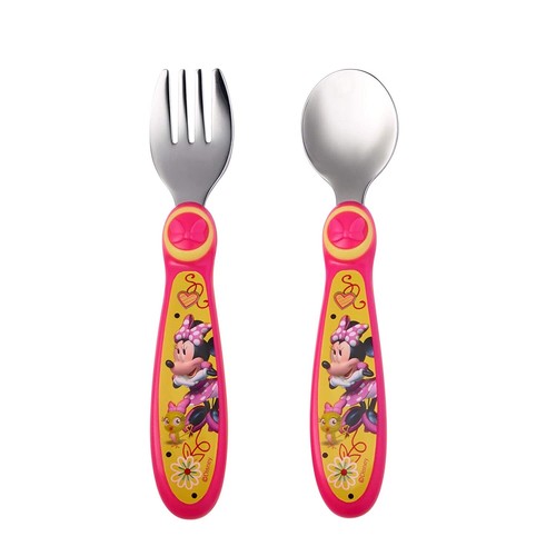 Disney Junior Minnie Mouse Fork & Spoon Set | eBay
