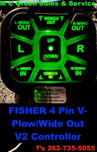 V2 PREMIUM FISHER V 4 PIN SNOW PLOW PROGRAMMABLE CONTROLLER MVP ...