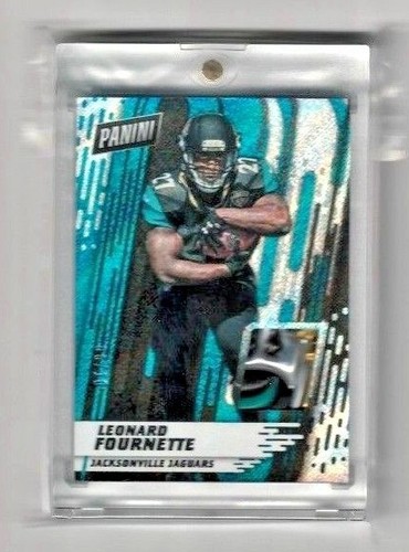 2017 PANINI DAY LEONARD FOURNETTE (6/10) PLAYER-WORN MATERIAL PATCH # ...