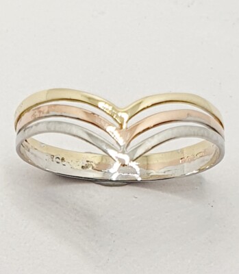 three colour gold ring products for sale | eBay UK