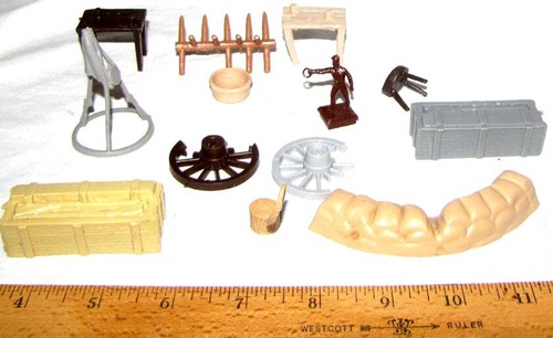 Marx Civil War playset 54mm accessories for toy soldiers | eBay