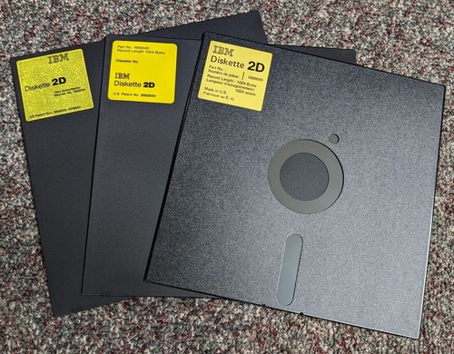 LOT OF 10 IBM 2D 8-Inch Floppy Diskette Vintage 70s 80s - No Sleeves | eBay