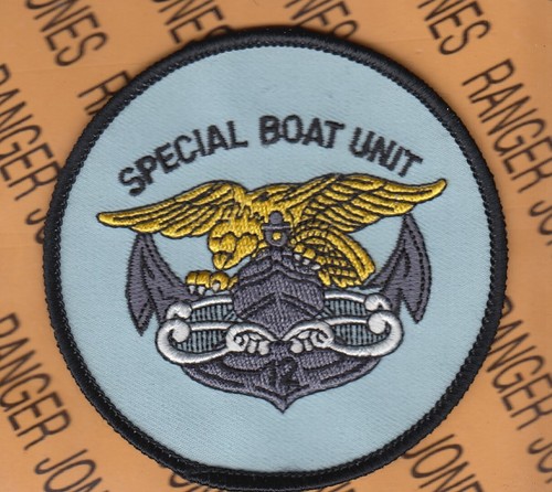 USN Navy Special Boat Unit #12 SBU NAVSOC ~3.5" patch m/e | eBay