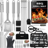 Hallmark Baseball Themed Barbeque Utensil Set With Salt and Pepper ...