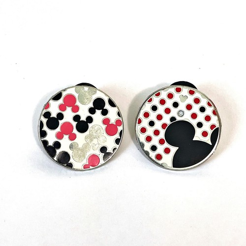 Hidden Mickey Round Polka Dot Mickey Ears 1 & 5 of 5 2010 READ Pin | eBay