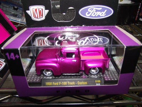 M2 1/64 1956 ford f100 puple/ pink R100 NIB | eBay