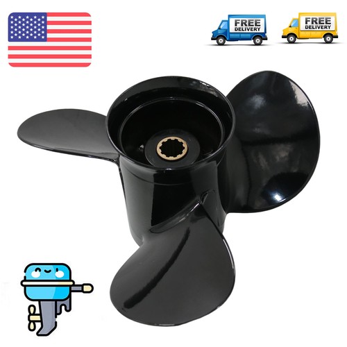 Boat Propeller 9.9x9 For Tohatsu Nissan Mercury Motor MFS 25-30HP ...