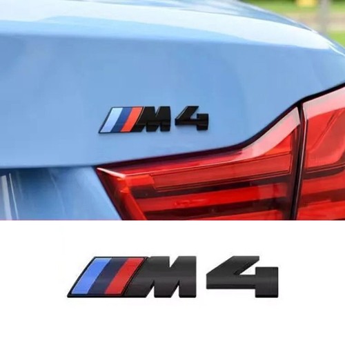 BMW F82 F83 M4 Competition Trunk Lid M4 Emblem Badge BLACK 51148068579 ...