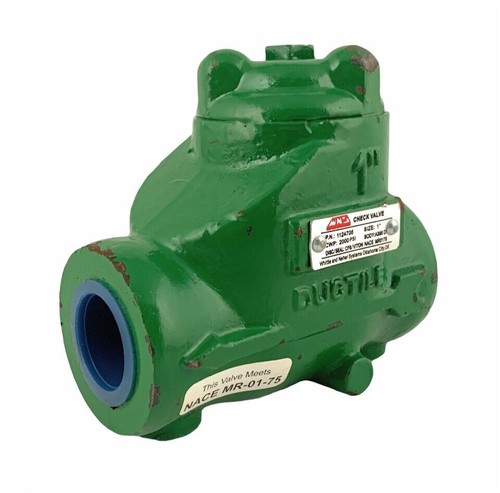 WNS 1124705 1" Threaded End Swing Check Valve 2000 CWP, NACE MR0175 ...