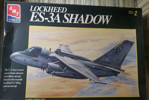 AMT Lockheed ES-3A Shadow Model Kit 1/48 Sealed Parts | eBay