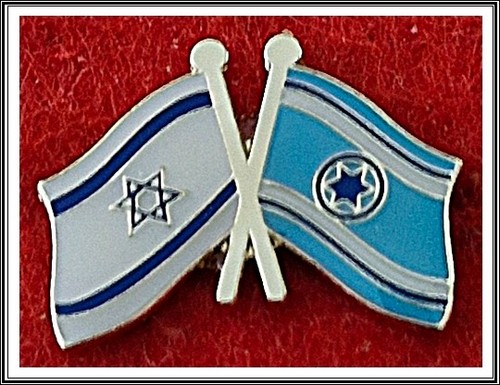 Israel Army IDF National Flag of Israel and Air Force Flag Lapel Pin ...