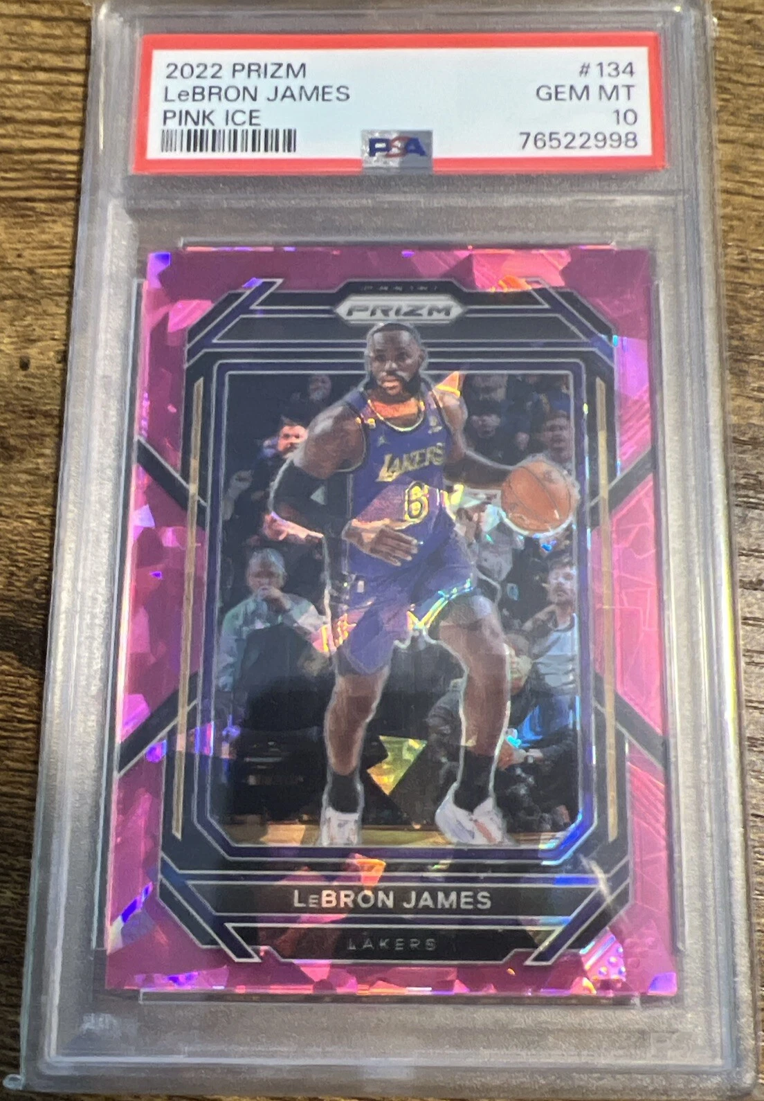 LeBron James 2022 Prizm #134 Pink Ice Price Guide - Sports Card Investor