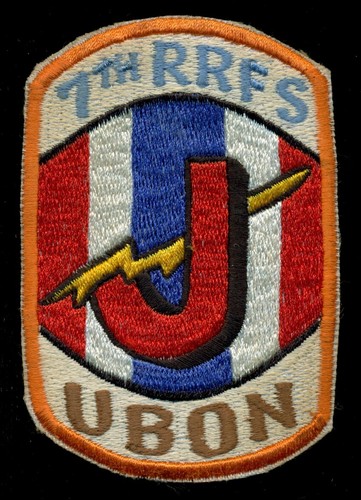 US Army 7th RRFS Radio Research Field Station Ubon AB Thailand Patch ...