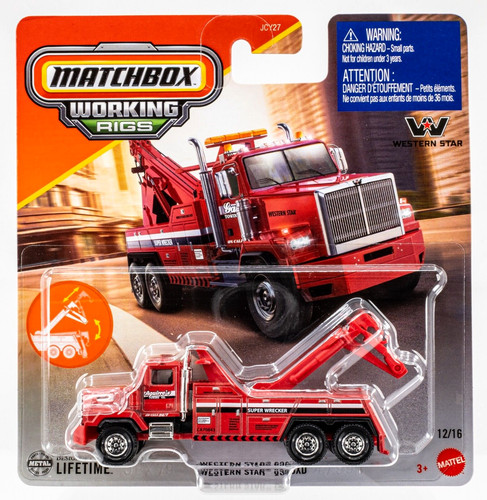 2025 Matchbox Working Rigs #12 Western Star 6900XD RED | AGUIRRE'S ...