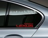 2 - LEXUS RACING Sport Motorsport Vinyl Decal sticker emblem logo BLACK ...