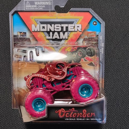 Monster Jam Truck OCTON8ER 1:64 Series 35 RARE 2024 Crazy Creatures NEW ...