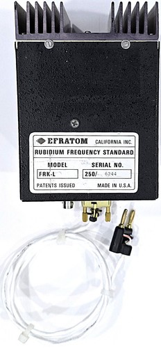 EFRATOM Rubidium-Vapor 10 MHz Frequency Standard (SN: 250/6244) | eBay