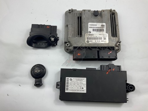 BMW Mini R55 R56 R60 R61 Cooper N47 2.0 SD Engine Ecu Lock Set with Key ...