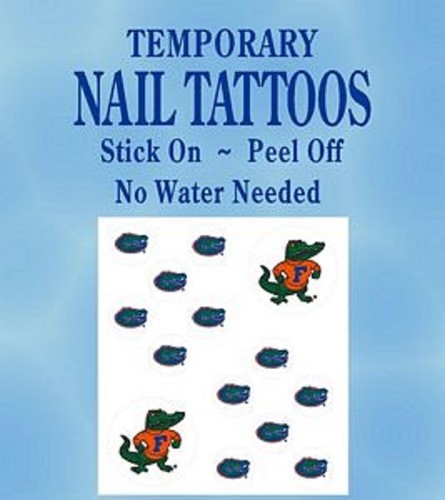 LSU Tigers Finger Nail Decals Temp Tattoos Set of 12 NCAA Licensed | eBay