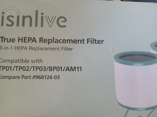 Isinlive Filter - 2 Pack Air Purifier True HEPA Premium Grade Filters #968126-03 | eBay
