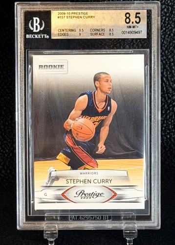 2009-10 Panini Prestige - Stephen Curry #157 Rookie (RC) Beckett 8.5 | eBay
