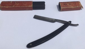 Blue Steel Straight Razor for sale | eBay