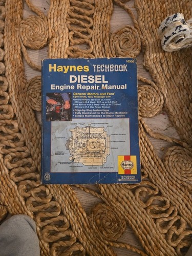 Haynes Tech book Diesel Engine Repair Manual #10330(1736) For GM And ...