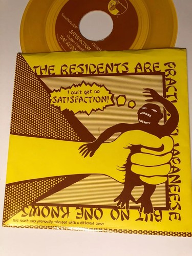 7" THE RESIDENTS SATISFACTION LOSER WEED RALPH RECORDS YELLOW VINYL ...