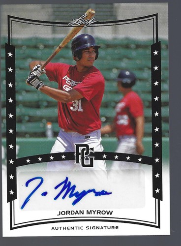2014 Leaf Perfect Game Showcase Autographs #AJM6 Jordan Myrow | eBay