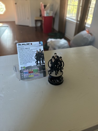 Heroclix DC Notorious set Zod, Ursa, Non 075 Ultra Chase figure w/card ...