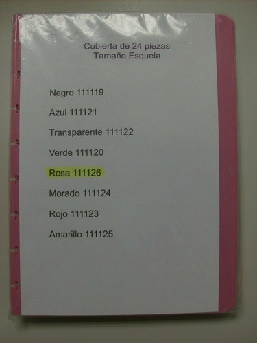 Arc Rollabind Pink Plastic 5 X 8 Notebook Cover and Back | eBay