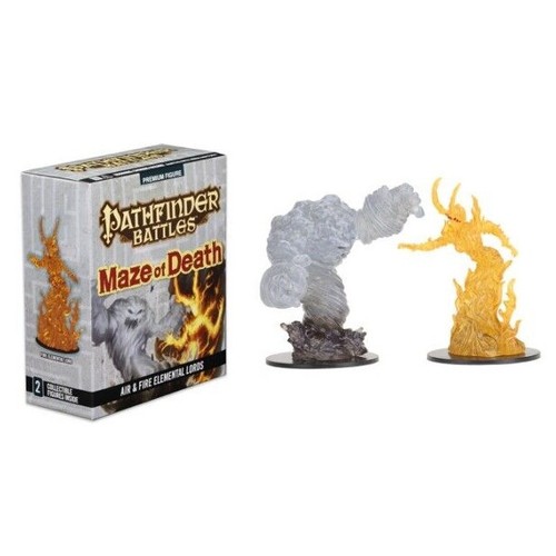 Pathfinder Maze of Death Air and Fire Elemental Lords Painted ...