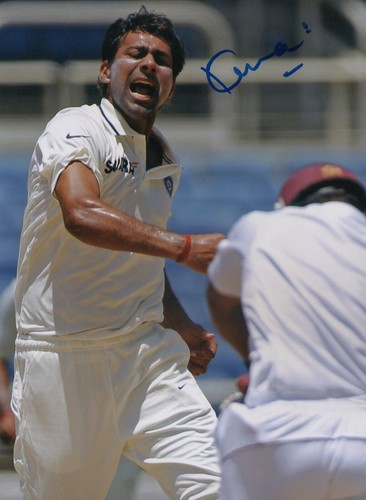 5x7 Original Autographed Photo of Former Indian Cricketer Praveen Kumar ...